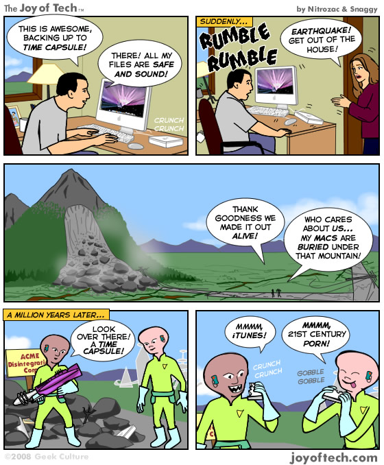 The Joy of Tech comic... laughter is the best tech support.