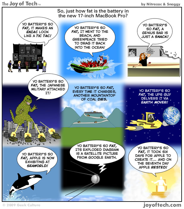 The Joy of Tech comic... laughter is the best tech support.