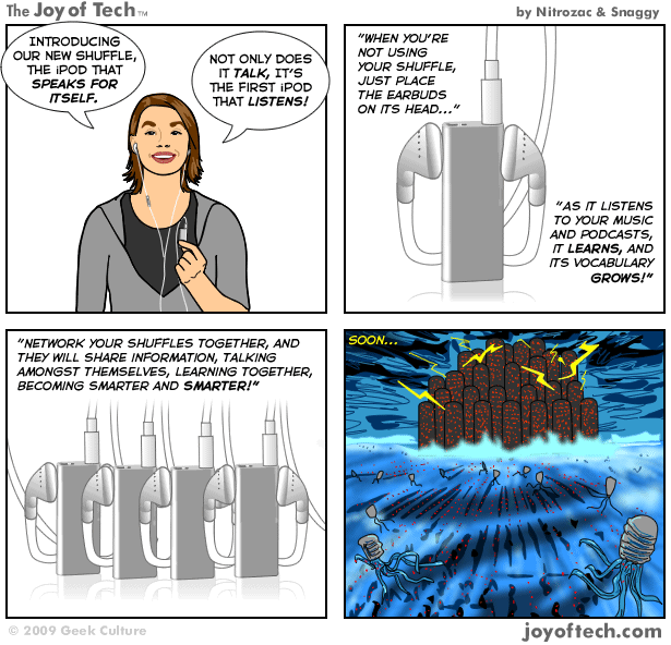 The Joy of Tech comic... laughter is the best tech support.