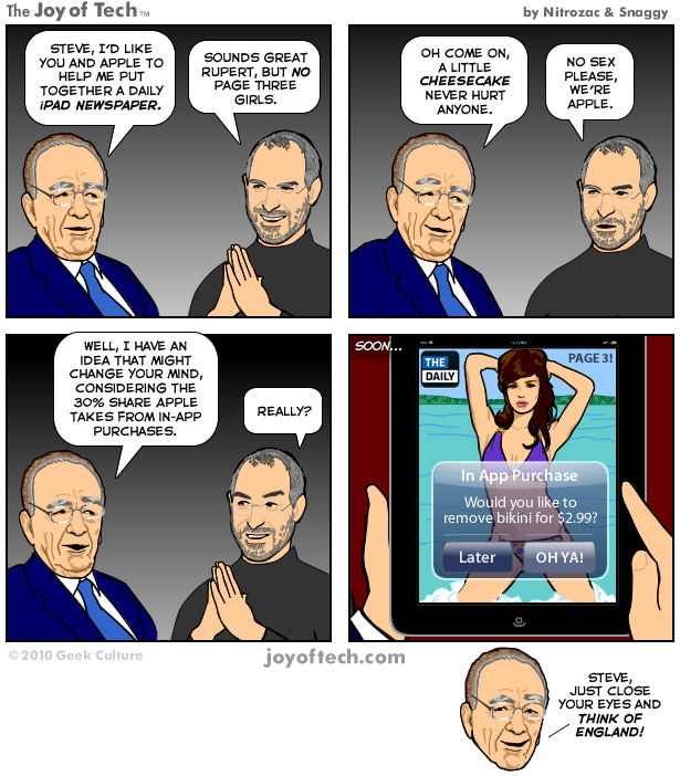 The Joy of Tech comic... laughter is the best tech support.