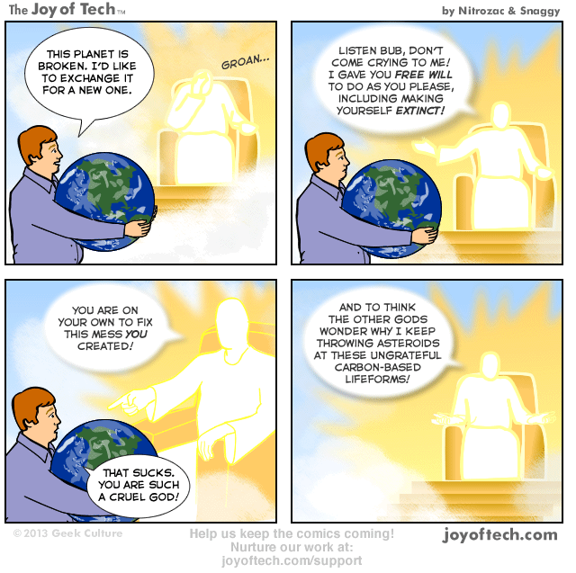 The Joy of Tech comic... God help us.