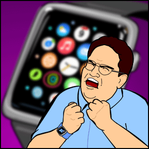 The Joy of Tech comic… Apple Watch is all the rage!