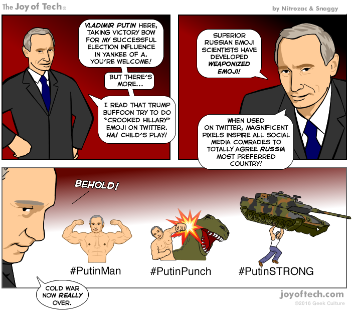 The Joy of Tech comic... Putin's ultimate weapon