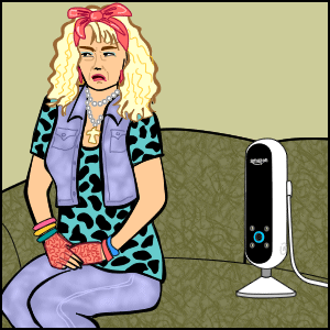 The Joy of Tech comic... Amazon's Echo Look goes to couple counselling.
