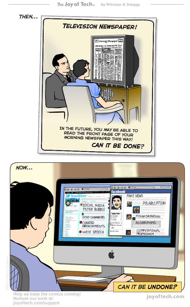The Joy of Tech comic... Television News!
