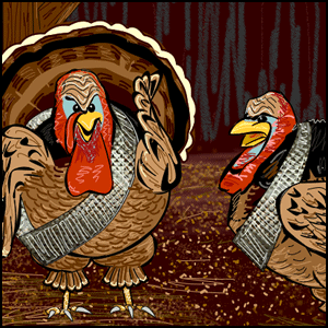 The Joy of Tech comic... Klingon Turkeys!