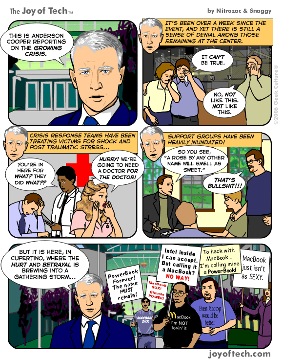 The Joy of Tech comic... laughter is the best tech support.
