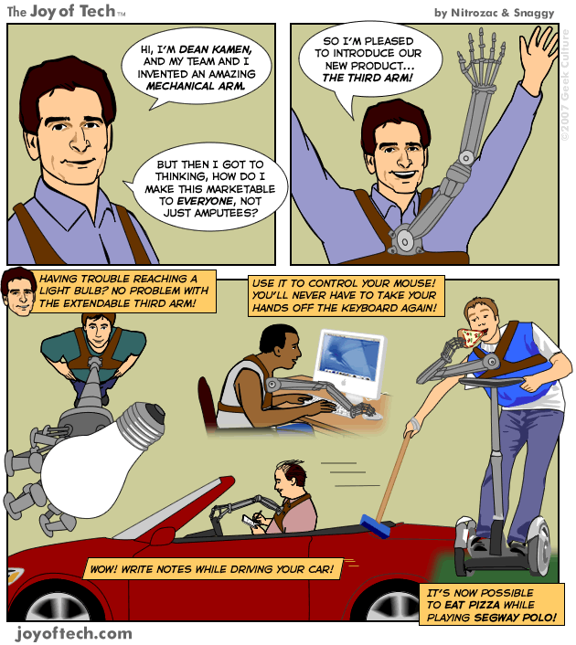 The Joy of Tech comic... laughter is the best tech support.