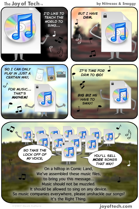 The Joy of Tech comic... laughter is the best tech support.