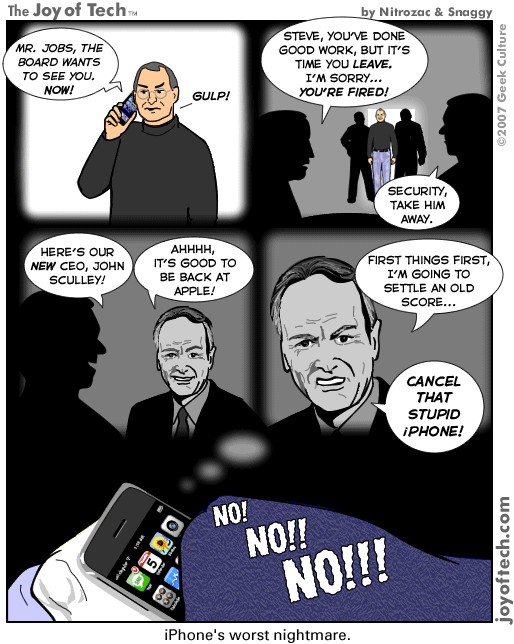 The Joy of Tech comic... laughter is the best tech support.